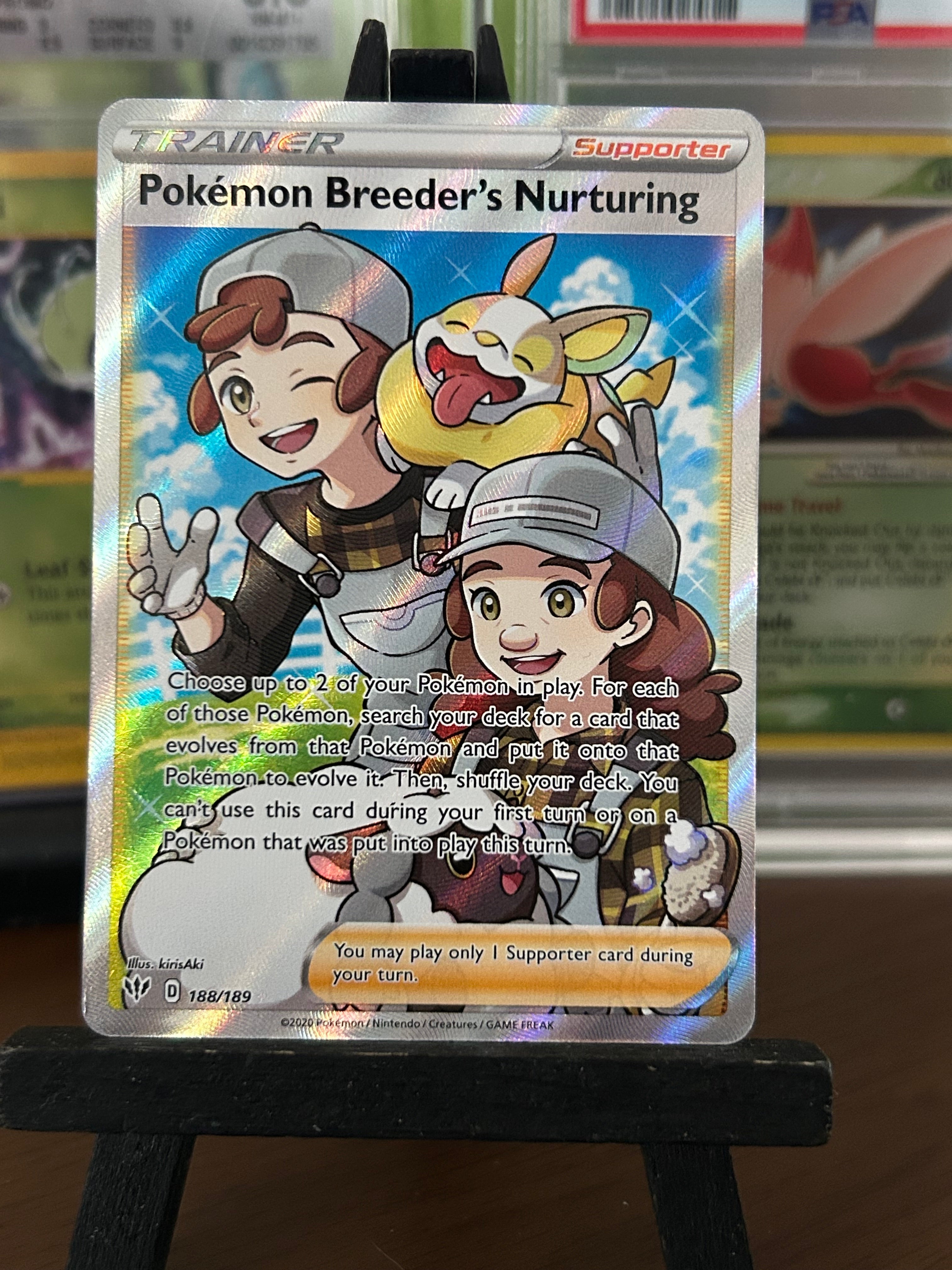 Pokémon Breeder's Nurturing 188/189 Battle Styles Pokémon Card - Engli ...
