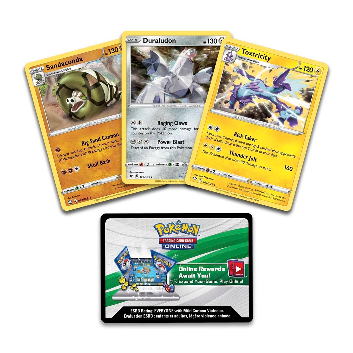 Pokémon TCG: Knock Out Collection (Toxtricity, Duraludon & Sandaconda ...